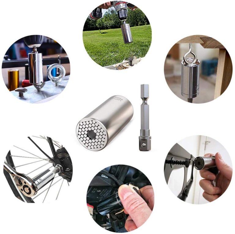 Magical Grip Socket Universal Socket Wrench Set Fits Standard 1/4'' - 3 ...