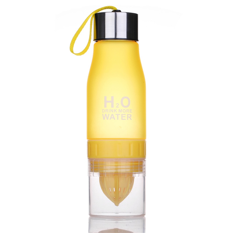 Colorful H2O Fruit Juice Lemon Infusion Water Bottle - Funiyou