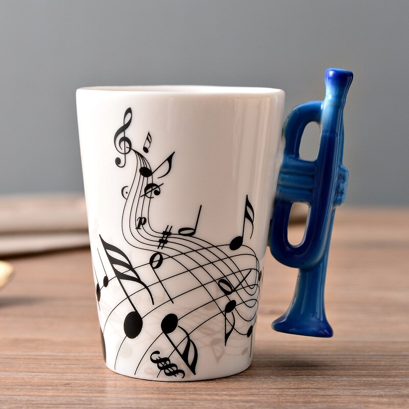 Music Note Guitar Mug Milk Coffee Cup -More Funny Cups - Funiyou