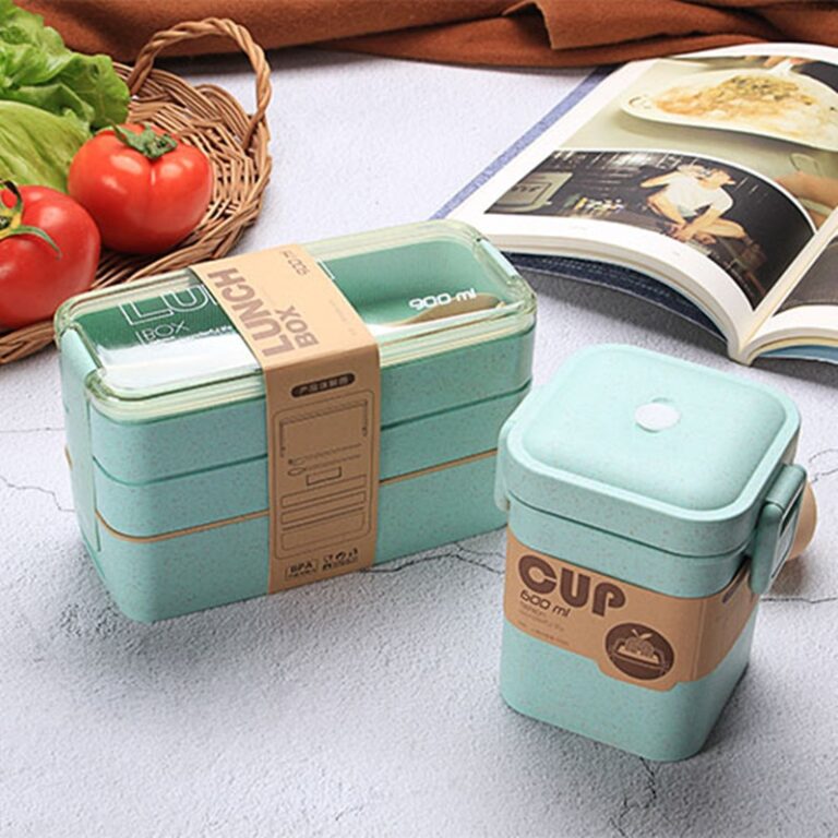 3-Layers Bento Lunch Box For Men Women - Funiyou