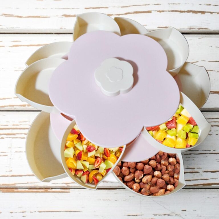 Rotating Nuts Snack Tray Candy Box with Phone Holder - Funiyou