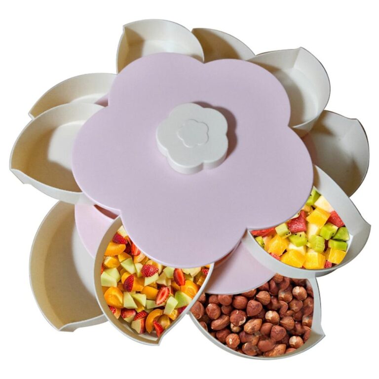 Rotating Nuts Snack Tray Candy Box with Phone Holder - Funiyou