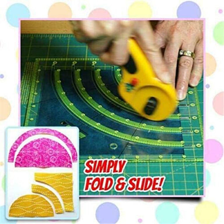 Easy Quilting Fabric Circle Cut Ruler DIY Patchwork Ruler - Funiyou