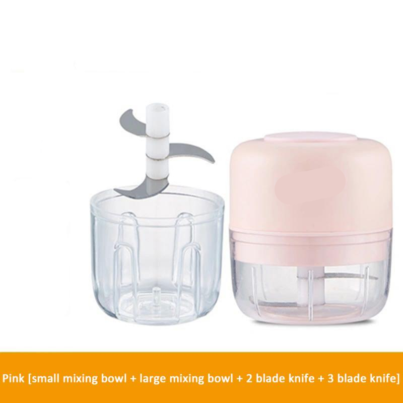 Electric Mini Garlic Vegetable Food Chopper Grinder - Funiyou