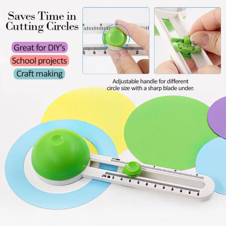 DIY Rotary Circle Paper Cutter - Cut Perfect Circles Every Time - Funiyou