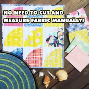 Easy Quilting Fabric Circle Cut Ruler DIY Patchwork Ruler - Funiyou