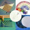 Easy Quilting Fabric Circle Cut Ruler DIY Patchwork Ruler - Funiyou