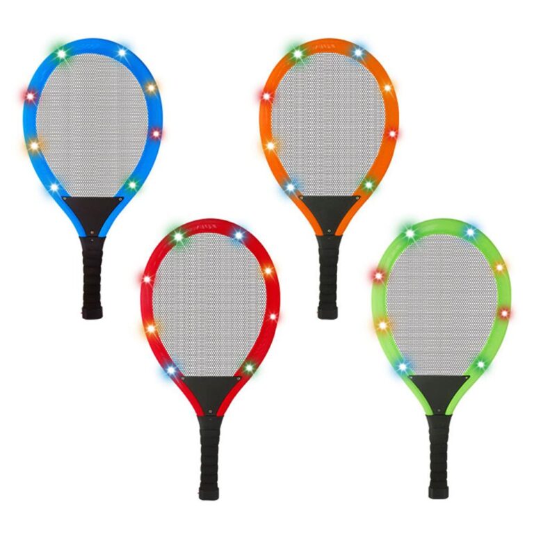 Portable Led Badminton Racket and Shuttlecock for Kids and Adults - Funiyou