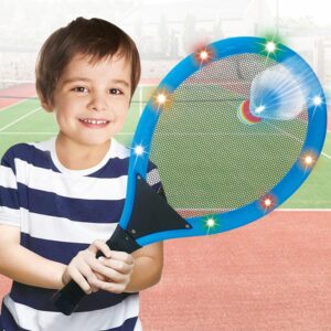 Portable Led Badminton Racket and Shuttlecock for Kids and Adults - Funiyou