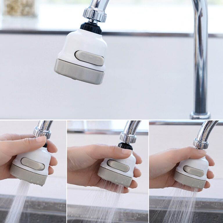 360 Rotating Kitchen Faucet With Sprayer - Funiyou