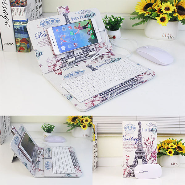 Wireless Bluetooth Keyboard Case for Iphone Android Smartphone - Funiyou
