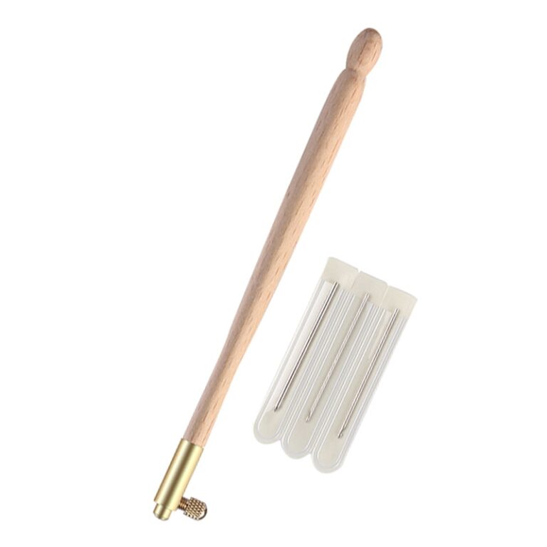 French Embroidery Tambour Hook With 3 Replacement Needles - Funiyou