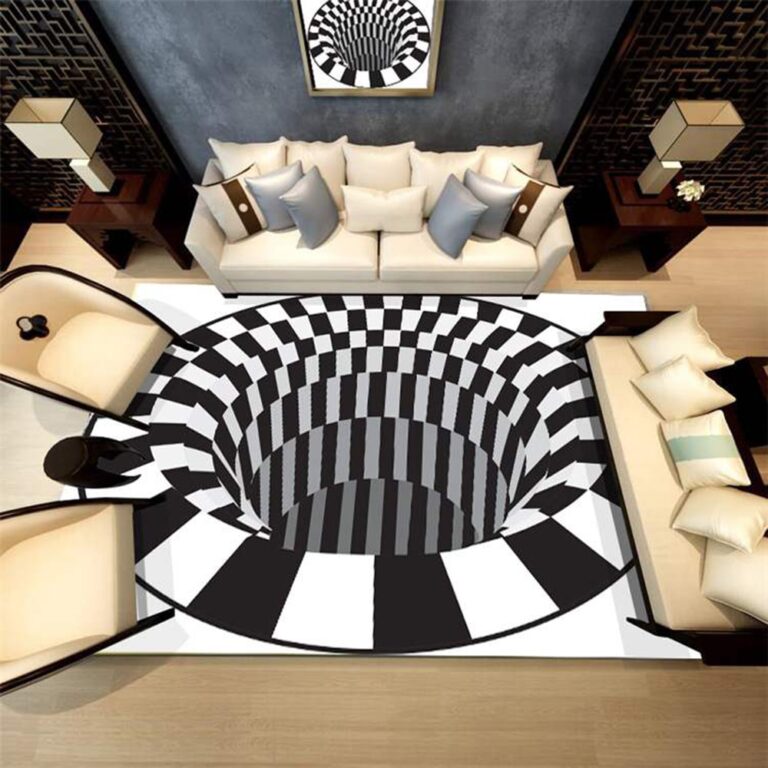 3D Optical Illusion Vortex Illusion Area Rugs - Funiyou