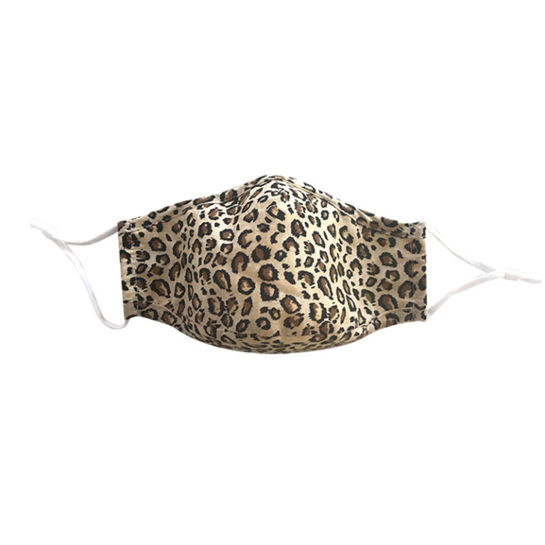 Leopard Print Face Mask Washable with Filter Pocket for Women - Funiyou