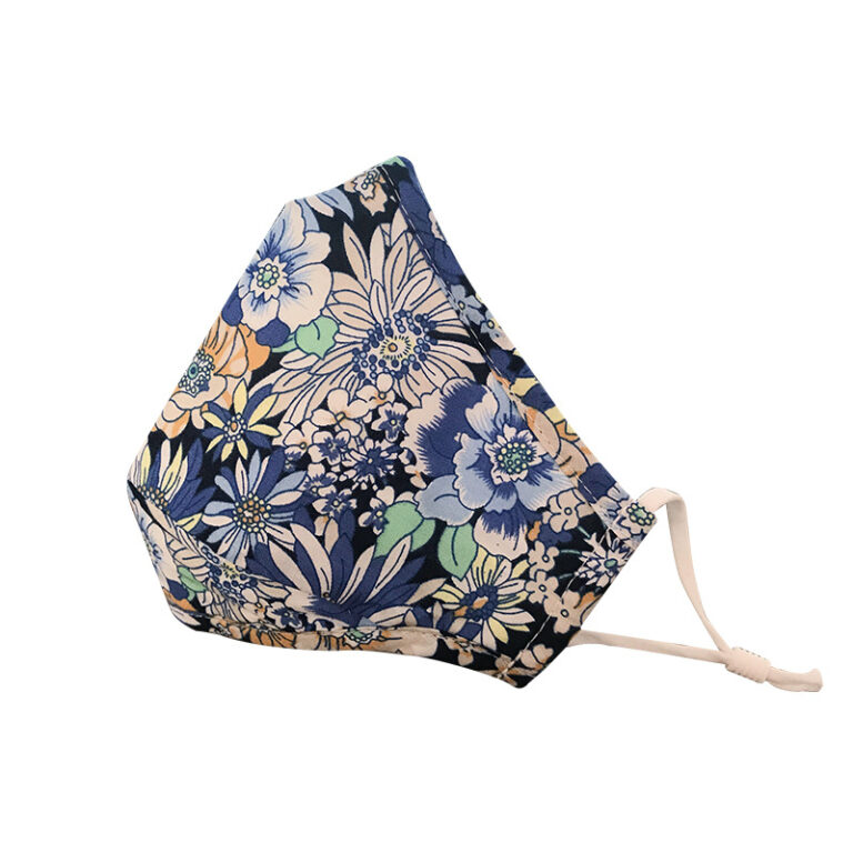 Floral Cotton Face Mask Washable with Filter Pocket for Women - Funiyou