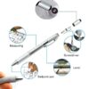 6 in 1 Multi-functional Stylus Pen (Pen with Ruler, Level, Screwdriver ...