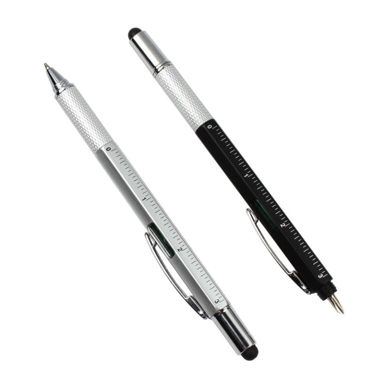 6 in 1 Multi-functional Stylus Pen (Pen with Ruler, Level, Screwdriver ...