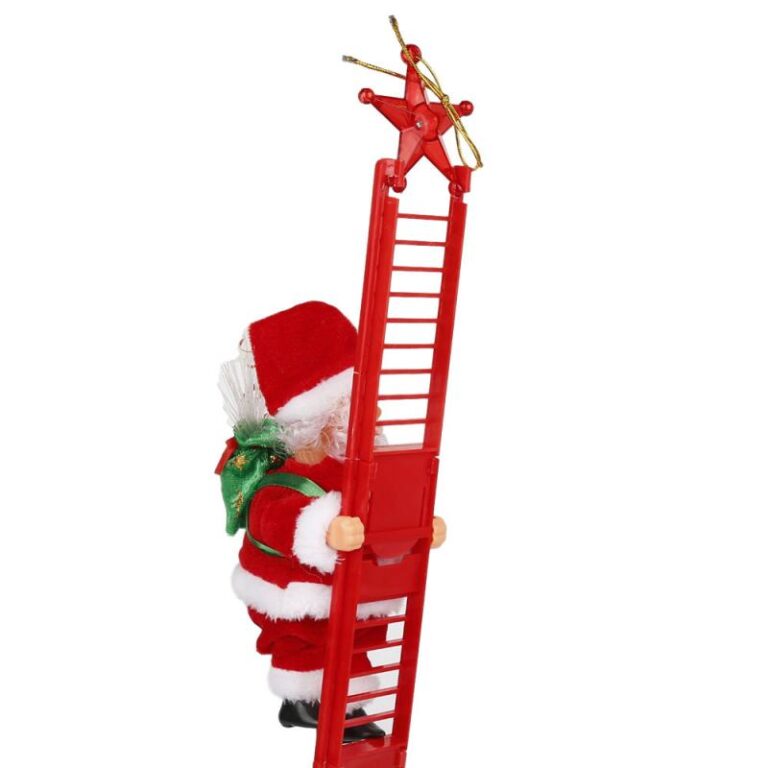 Electric Santa Claus Climbing Ladder - Funiyou