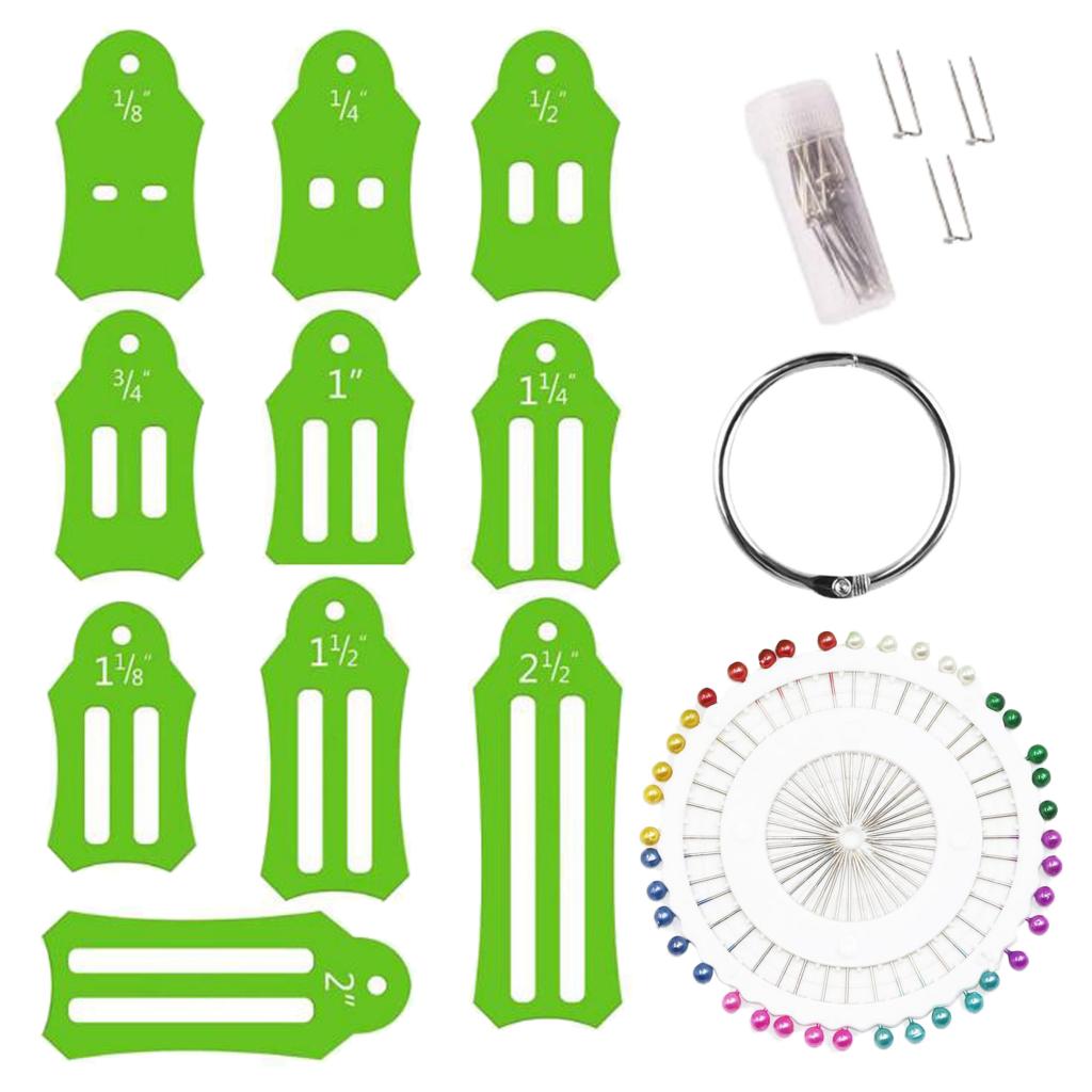 Bias Tape Fabric Maker Kit Set for Sewing Quilting Roll Sasher Tools ...