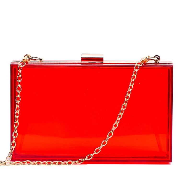 Transparent Acrylic Bags Clear Purse Handbags - Funiyou