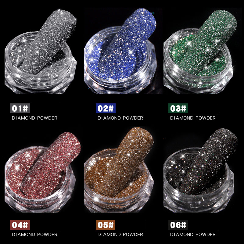 Rushed Diamond Glitter Sparkle Powders Pigment - Funiyou