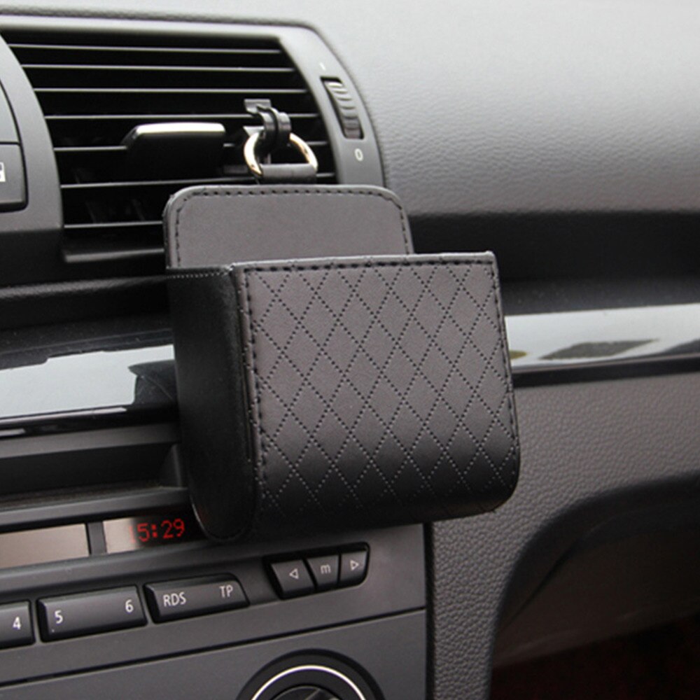 Car Hanging Leather Storage Organizer Box - Funiyou